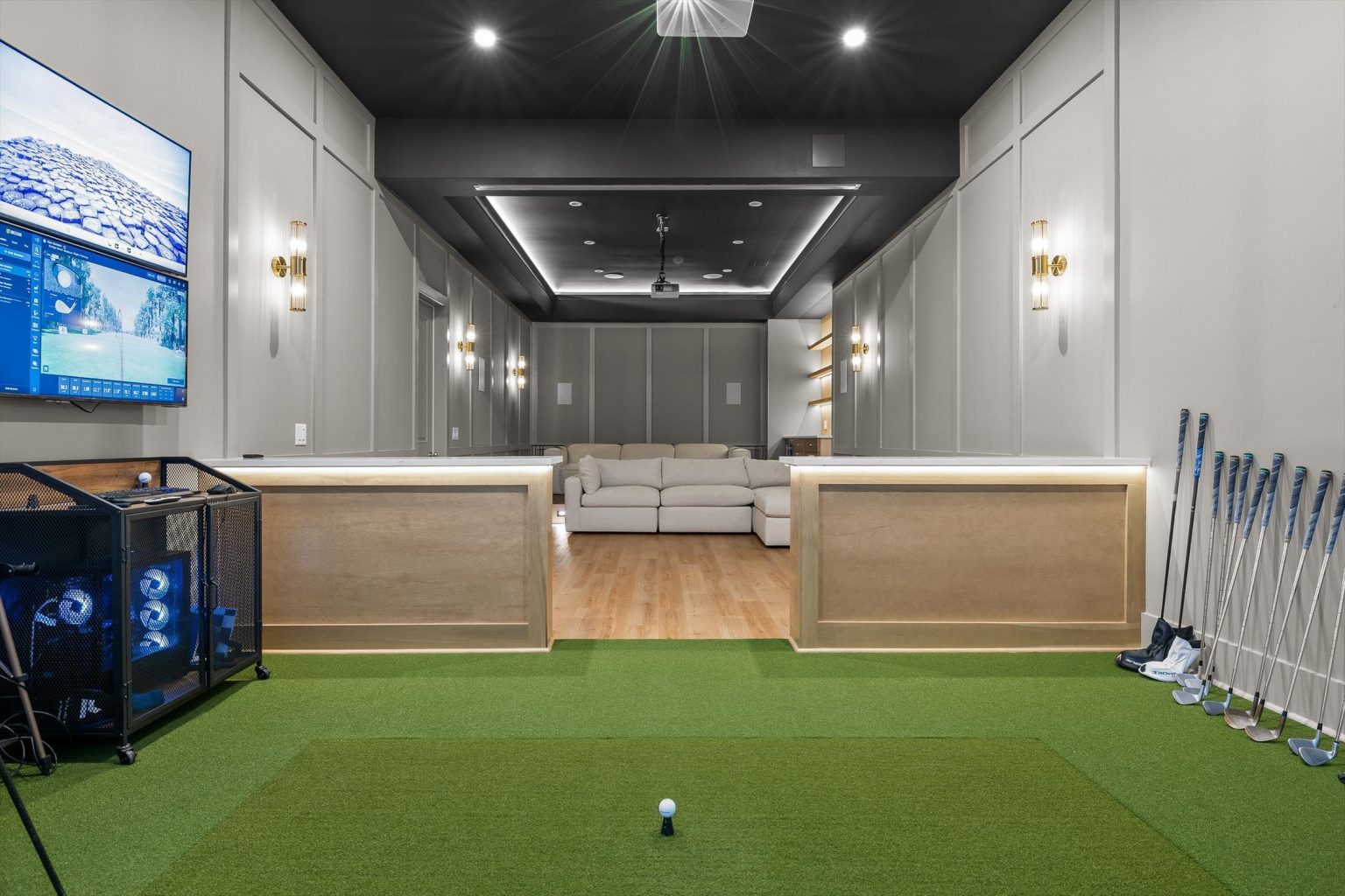 Combo Sim, Movie Room, and Snack Bar — ForeFront Simulator Solutions